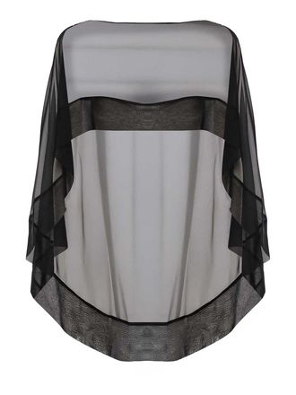 Alberta Ferretti Cape - Schwarz