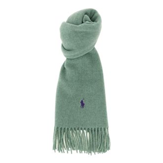Polo Ralph Lauren &Eacute;charpe brod&eacute;e Pony - Femme - Accessoires - Vert - Taille: ONE Size