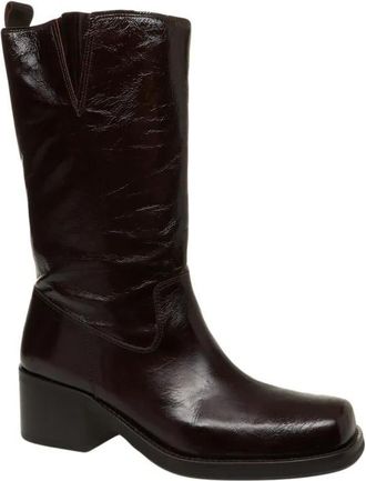 Billi Bi Stiefel - Contemporary Black Leather Knee-High Boots - Gr. 40 (EU) - in Schwarz - für Damen