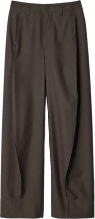 Christophe Lemaire Baggy Pants In Tropical Wool Blend