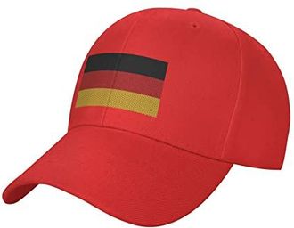 Generic Casquettes Sports Drapeau De lAllemagne Chapeau De Golf Respirant,Unisexe Casquette Baseball pour Sport Femme Running