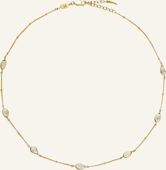 Missoma Missoma Ketten Magma Gemstone Charm Choker By Glambou gold