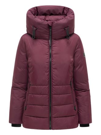 Navahoo Damen Winter Steppjacke Waldengel mit Kapuze