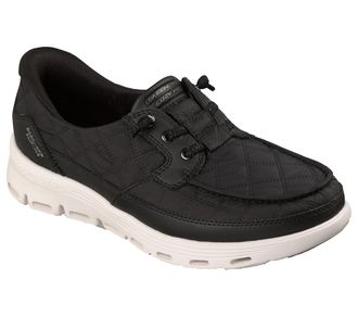 Skechers Damen Glide-Step Serene Newport Sneaker, Schwarz, 36.5 EU