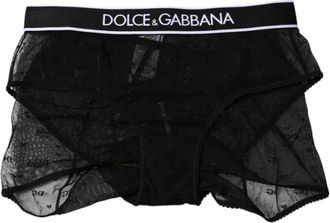Dolce & Gabbana Femme, Sous-v&ecirc;tements, Noir, Taille: 38 FR Underwear