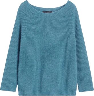Max Mara Damen, Strickwaren, Blau, LGr&ouml;&szlig;e