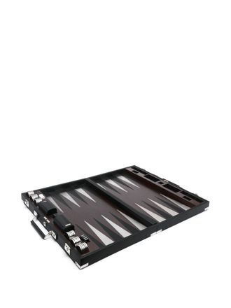 Ralph Lauren Home jeu de Backgammon en bois Sutton - Noir