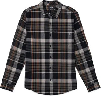 Hurley Herren Portland Organic Flannel Ls Hemd, Fracht, M