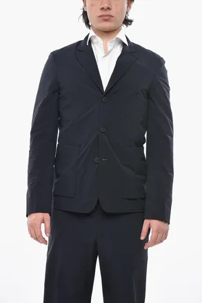 Givenchy Ungef&uuml;tterter Blazer aus Stretch-Nylon mit aufgesetzten Taschen Givenchy