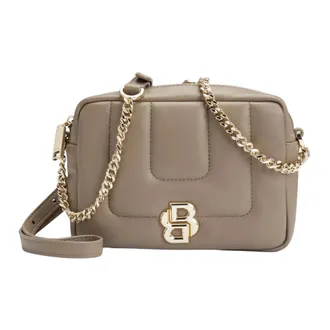 HUGO BOSS Femme, Sacs, Beige, Taille: ONE Size Sac bandouli&egrave;re matelass&eacute; moderne