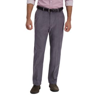 Haggar Herren Klassische Passform, Stretch-kord Unterhose, anthrazit, 34W / 34L