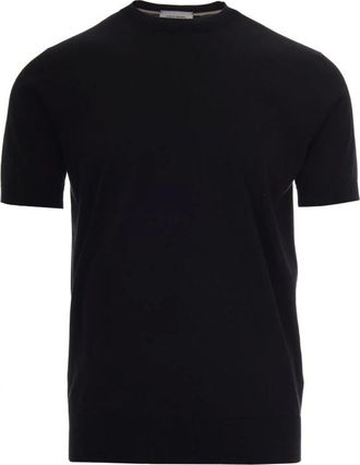 Paolo Pecora Homme, Tops, Noir, Taille: XL T-shirt &agrave; col rond