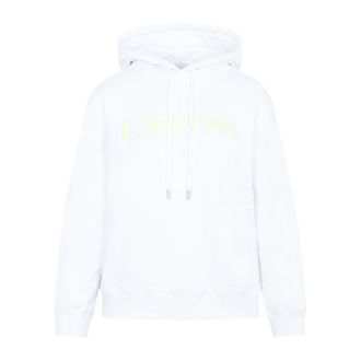 Lanvin Cotton Classic Fit Hoodie - - Sweatshirts & Hoodies - Damen - Wei&szlig; - XS