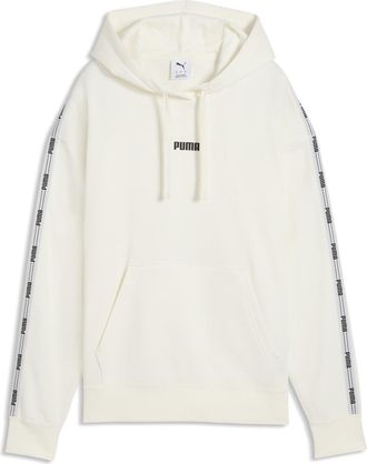 Puma Hoodie &agrave; bande Femme, V&ecirc;tements, Blanc, XL