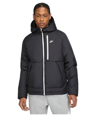 Nike Herren Therma-FIT Legacy Kapuzenpullover, Black/Sail, L