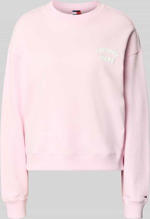Tommy Jeans Boxy Fit Sweatshirt aus reiner Baumwolle