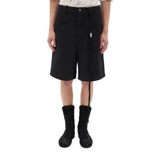 Ann Demeulemeester Homme, Shorts, Noir, Taille: 2XL Shorts Bermuda Narve