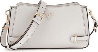 Guess Rosalba Top Zip Crossbody Bag Cream White