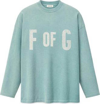 Fear of God T-shirt 43 LS - Homme - Sweatshirts et sweats &agrave; capuche - Bleu - Taille: M