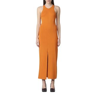 Nanushka Femme, Robes, Orange, Taille: 42 FR &Eacute;l&eacute;gante Robe Midi Tricot&eacute;e Orange
