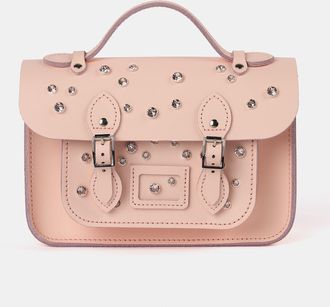 The Cambridge Satchel Company The Mini - Cloud Pink with Swarovski Crystals