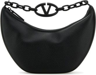 Valentino Garavani Femme, Sacs, Noir, Taille: ONE Size Small VLogo Moon Hobo Bag