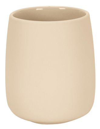 Kleine Wolke Zahnputzbecher Eclipse, Accessoires, Farbe Sandbeige, Material: Steinzeug gummiert