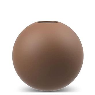 Cooee Design Ball Vase 10cm Coconut