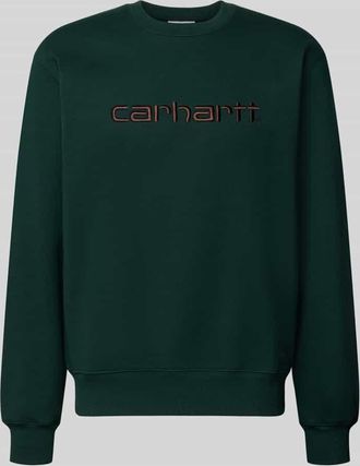 Carhartt Work in Progress Regular Fit Sweatshirt aus Baumwoll-Mix mit Logo-Stickerei