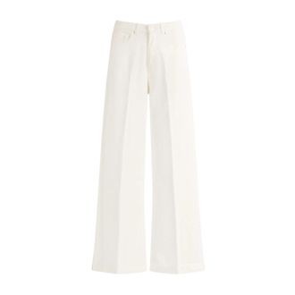 Nine In The Morning Audrey Palazzo High Waist - - Jeans - Damen - Wei&szlig; - W26