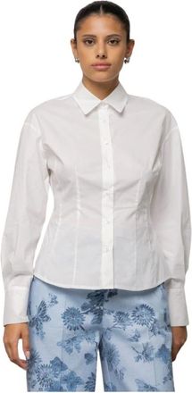 Kaos Kaos, Femme, Blouses et Chemises, Blanc, Taille: 38 FR Spjcf001 Shirt