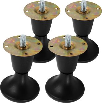 Valiclud Ipetboom 4 St&uuml;ck 4 Robuste Ersatzm&ouml;belbeine aus Kunststoff mit Gewindebolzen Belastbare Sofabeine und Bettgestellf&uuml;&szlig;e f&uuml;r Ecksofas und M&ouml;bel Rutschhem