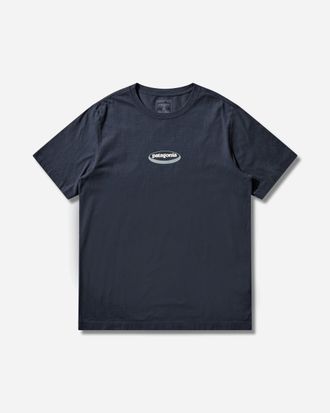 Patagonia Men s 95 Oval Logo T-Shirt New Navy