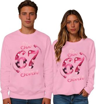 Generic Sweatshirt Homme Femme Couple Sans Capuchon Sweat &agrave; Capuche Dr&ocirc;le Impression 3D Pull Festif Tailles Tailles T-shirt &agrave; Manches Longues Oversize L&acirc;che M