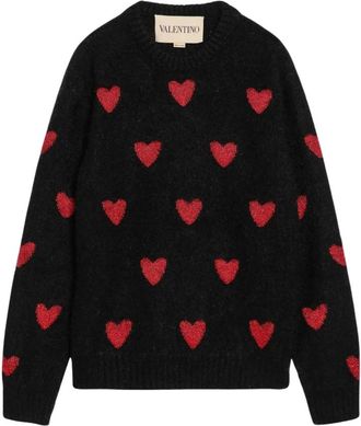 Valentino Garavani Homme, Pulls, Noir, Taille: L Maglia Girocollo