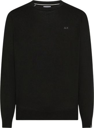 Sun 68 Homme, Pulls, Noir, Taille: 2XL Sweater Basic L/S