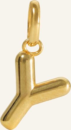 Pompidou Anh&auml;nger Puffy Letter Y By Glambou gold