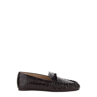 Stuart Weitzman Femme, Chaussures, Brun, Taille: 40 EU Britt Bow Loafer