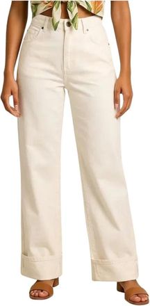 Am&eacute;lie & Am&eacute;lie Femme, Jeans, Blanc, Taille: 38 FR Annette Pantalon