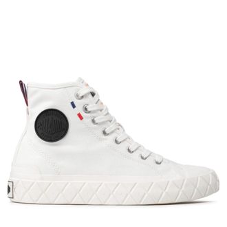 Palladium Sneakers aus Stoff Palladium Ace Cvs Mid U 77015-116-M Weiß