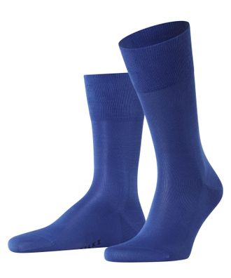 Falke Herren Socken Tiago, Fil DEcosse Baumwolle, 1 Paar, Blau (Sapphire 6055), 39-40