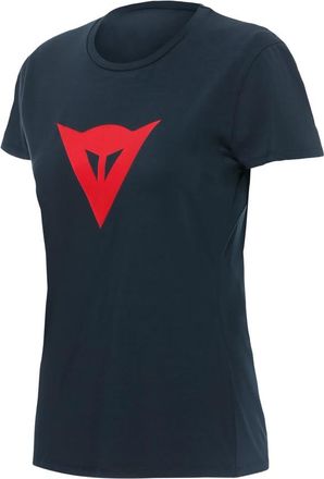 Dainese Hyper Speed Demon T-Shirt Wmn, Kurzärmeliges T-Shirt mit Rundhalsausschnitt, Frau, Kohlenstoff, S