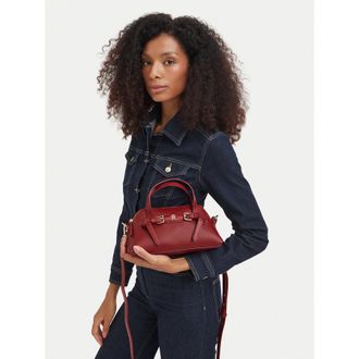 Tommy Hilfiger Handtasche Tommy Hilfiger Th Buckle Mini AW0AW19034 Rot
