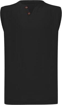 Generic Chemises de plage sans manches pour hommes, d&eacute;bardeurs d&eacute;t&eacute; d&eacute;bardeurs col en V maillot de corps ample d&eacute;bardeur de sport, respirant &agrave; s&eacute;chage rapide,