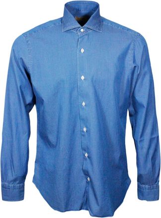 Barba Hemd - Helles Jeansblau