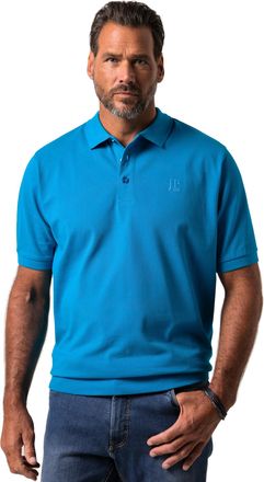 JP1880 Herren große Größen Übergrößen Menswear L-8XL bis 8XL, T-Shirt, Poloshir, JP1880-Brustdruck, Bauchshirt, Piqué, aquamarin 7XL 712617760-7XL