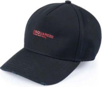 Dsquared2 Rote Herren-Beanie - - Accessories - Herren - Schwarzk - ONE SIZE