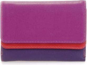 Mywalit portefeuille femme en cuir - mywalit - double flap purse / wallet - 250-75 - sangria multi