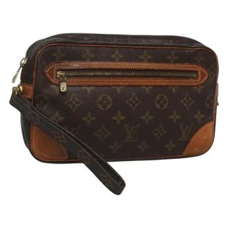 Louis Vuitton Pre-owned Canvas clutches - - Pre-owned - Damen - Braun - ONE SIZE