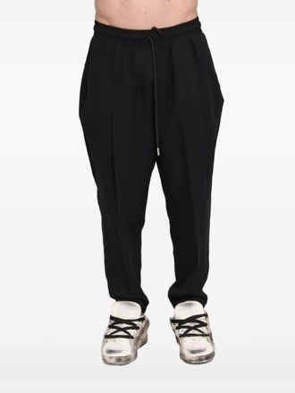 Yes London pantalon à lien de resserrage - Noir